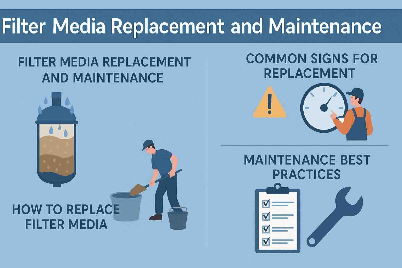 Filter Media Replacement Tips: Signs, Schedule & Best Practices