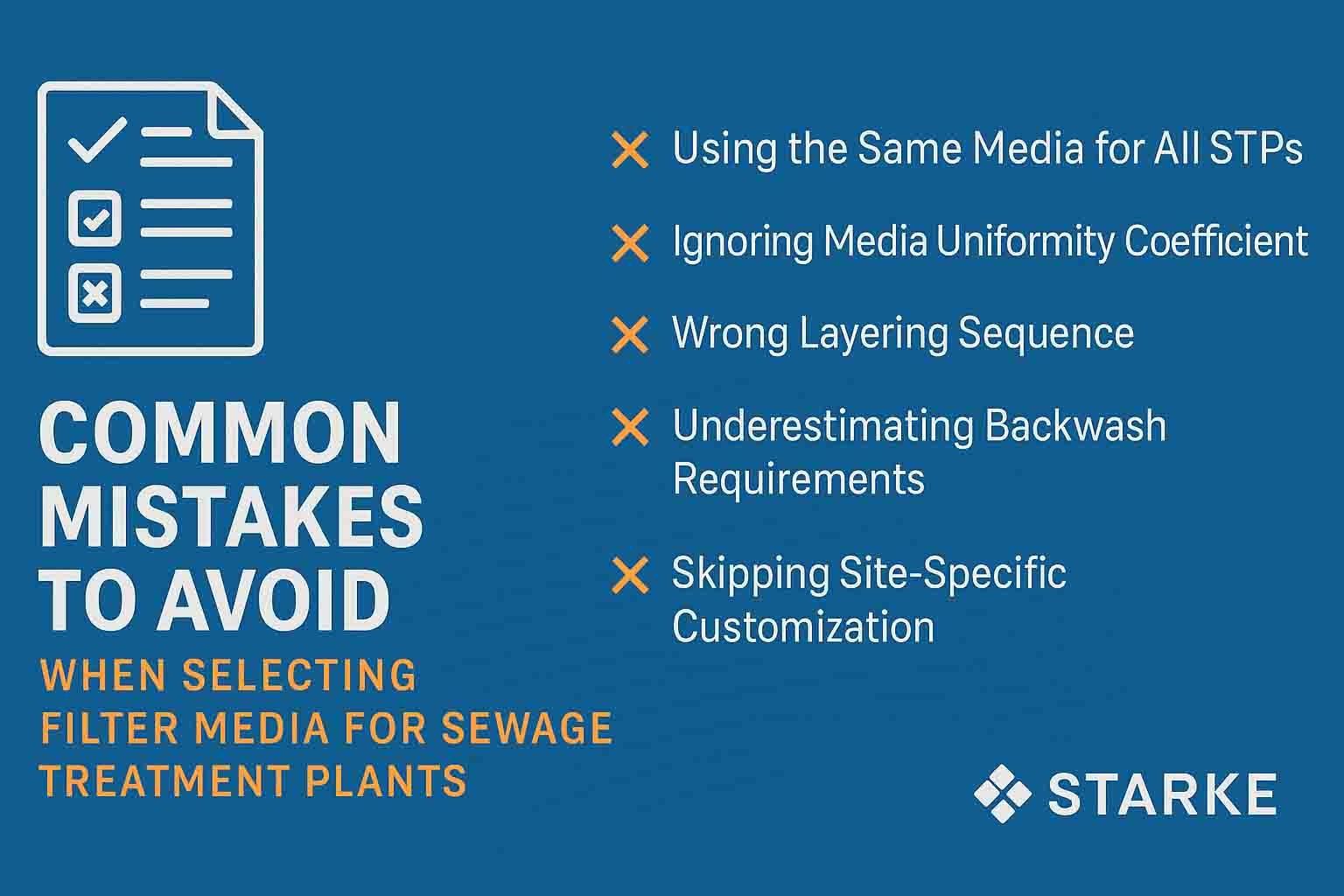 7 Costly Filter Media Mistakes in STPs and How to Fix Them