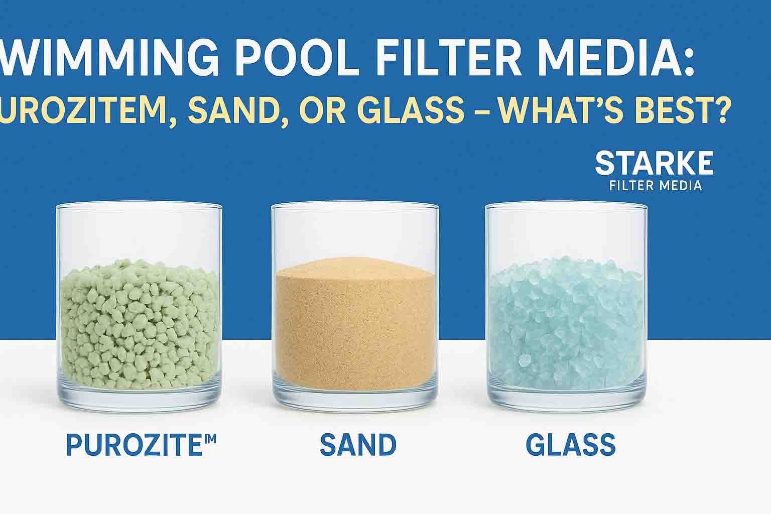 Swimming Pool Filter Media: Purozite™, Sand or Glass