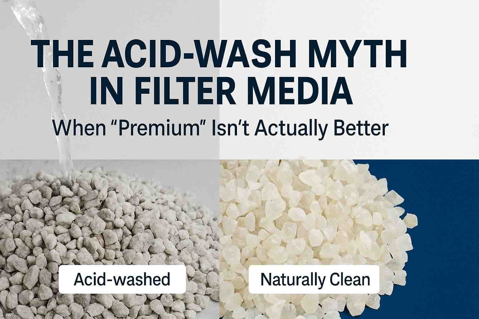 The Acid-Wash Myth in Filter Media