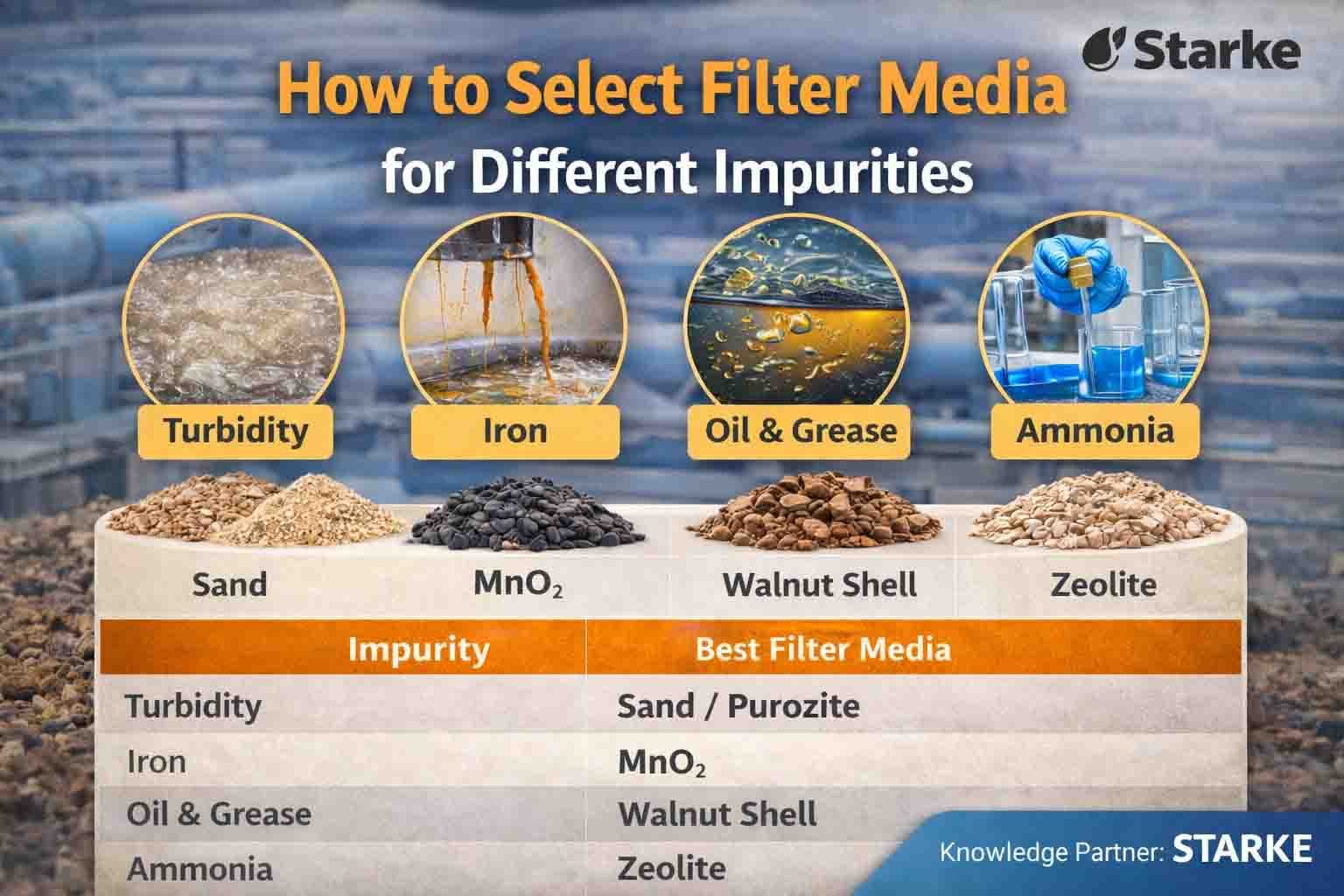 How to Select Filter Media for Different Impurities: A Complete